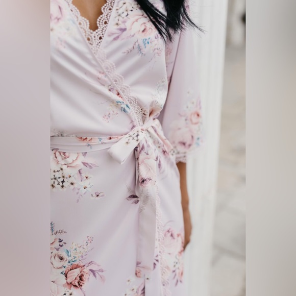 LeRose | Intimates & Sleepwear | Lerose Bridal Robe Lilac | Poshmark